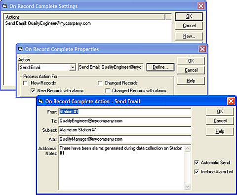 Alarm Displays in NWA Quality Monitor | Northwest Analytics